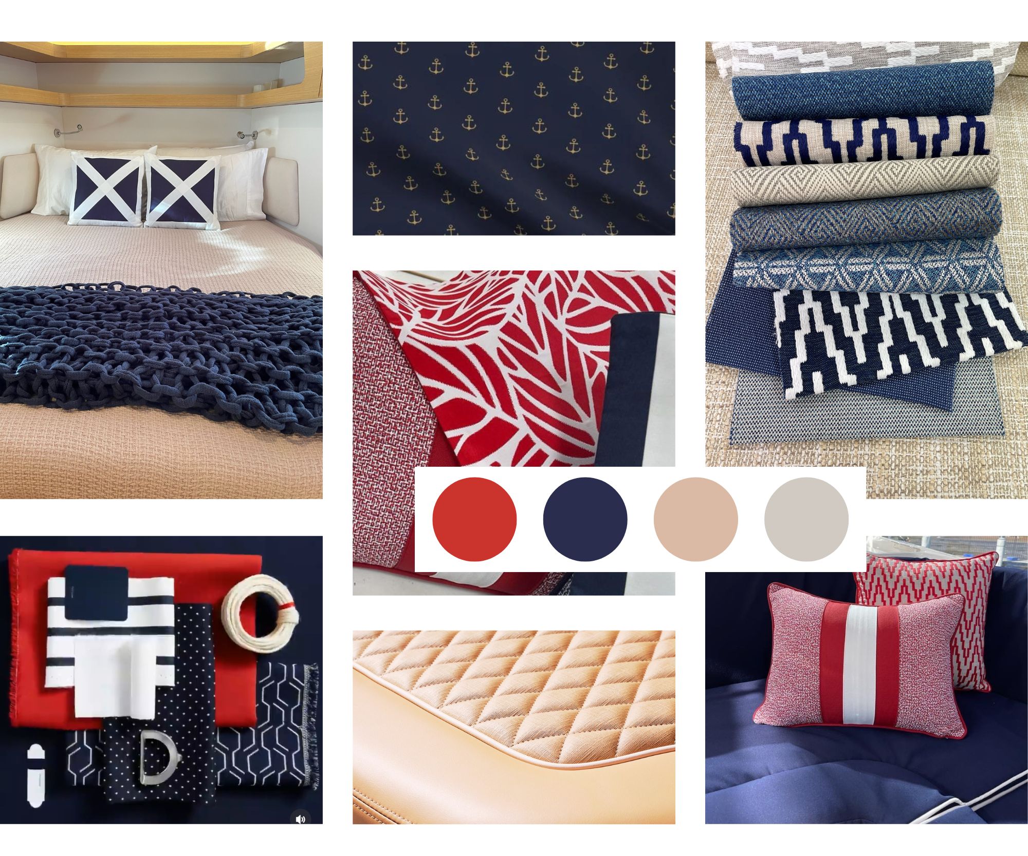 Seafaring Style: Nautical Luxe Mood Board for Sophisticated Interiors - Sheets Ahoy